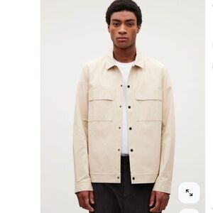 COS | Jackets & Coats | Cos Mens Cotton Blend Twill Chore Coat In ...